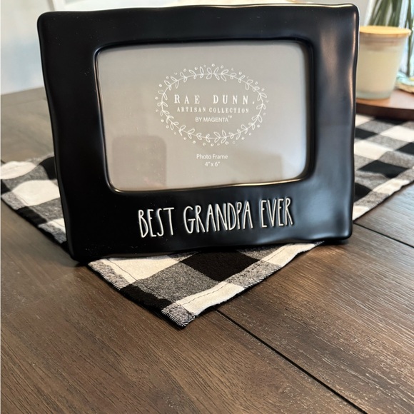Rae Dunn | Accents | Rae Dunn Best Grandpa Ever Photo Frame 4 X 6 ...
